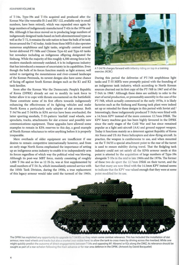The Armed Forces of North Korea, Volume, Part 2: Tanks and Artillery ...